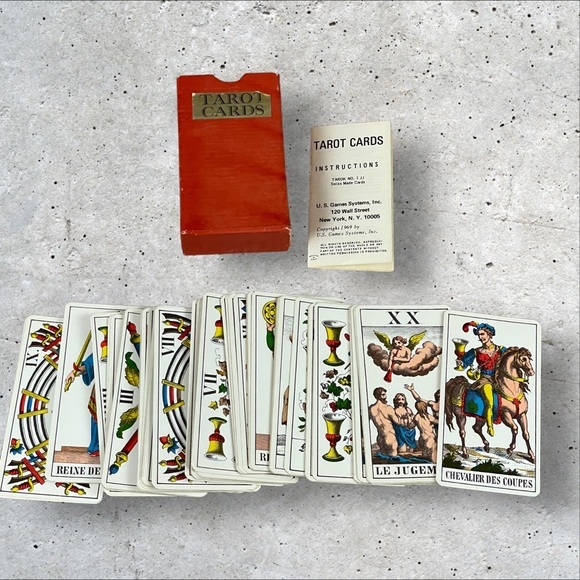 Games | Vintage Tarot Cards Complete 78 Box Set 1969 Tarok No 1 Jj ...